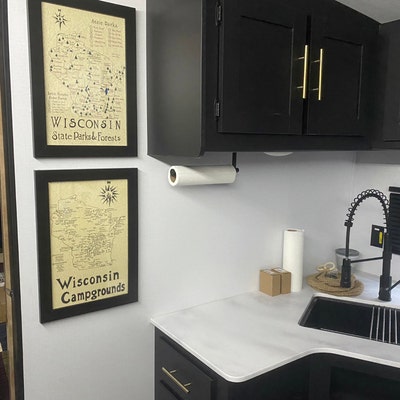 Wisconsin Breweries Map - Etsy