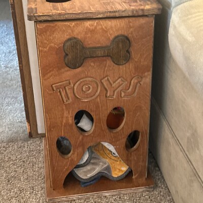 Dog Toy Box - Etsy