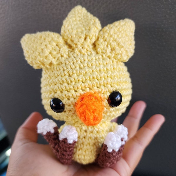 Crochet Pattern of Yellow Chicken Amigurumi/ Plushie Doll/ Bagcharm ...