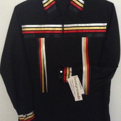 Native American Regalia Traditional BLACK Pow Wow Ribbon Shirt© - Etsy