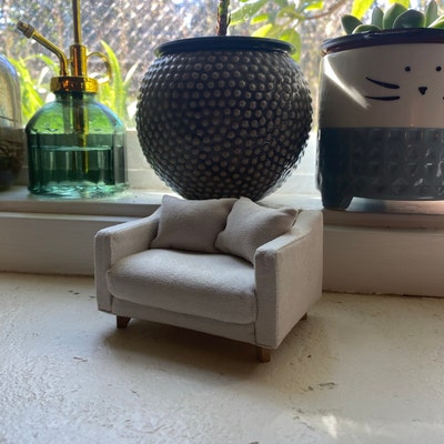 Open Frame Lounge Chair Natural Wood Gray Living Room Bedroom Patio ...