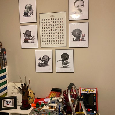 11x14 Baby Alien, Xenomorph, With Braces and a Toy Space Ship, Signed ...