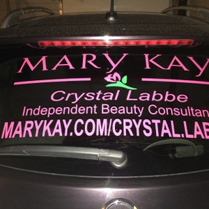 Personalized Mary Kay Decal for Your Business - Etsy