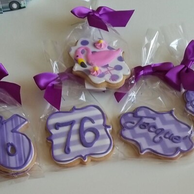 Custom Number Assortment Cookies Set of 6 Crunchy Shortbread - Etsy