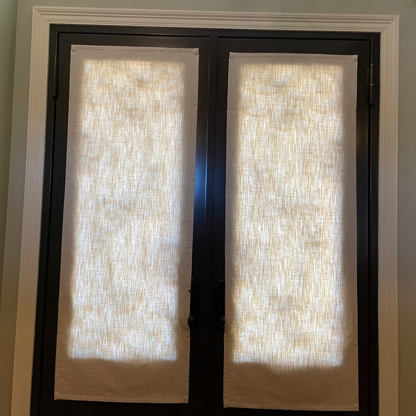 Magnetic Shade | Choose Your Lining | Natural Slub Linen 85 Cotton 15 ...