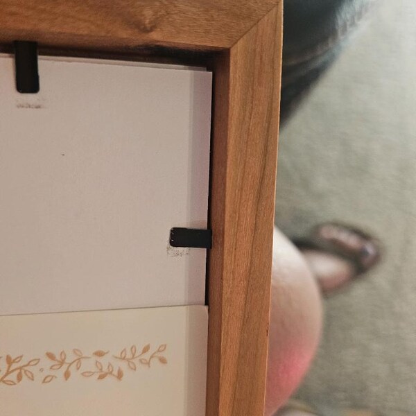 Solid Hardwood Bifold Picture Frame in Walnut Maple | Hinged Frame ...