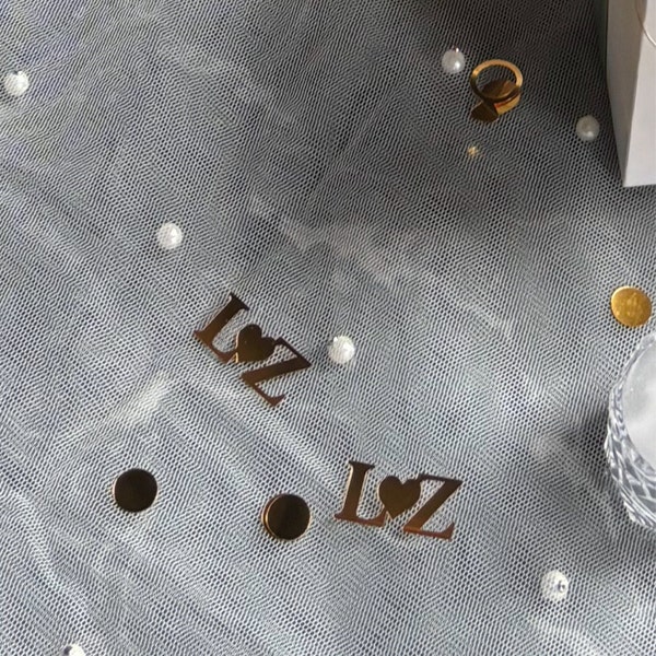 Personalised Engagement/wedding Confetti / Engagement Table Decor ...