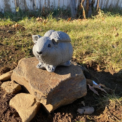 Guinea Pig Angel Statue, Concrete Pig Memorial, Remembrance Figure ...
