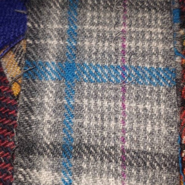 New Salmon Tweed Herringbone Wool Fabric, Medium Weight, Fat Quarters ...