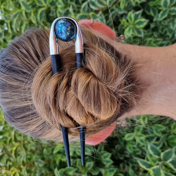 Handmade Hair Comb, Funct. Length 6,5cm,unique Piece,handcrafted,metal ...