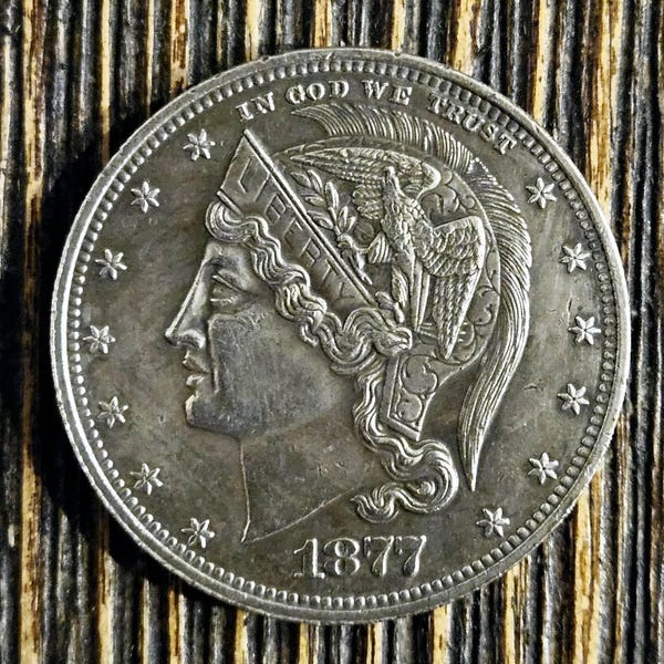 1794 Flowing Hair Early Half Dollar Silver Plated Coin - Circulated - Etsy