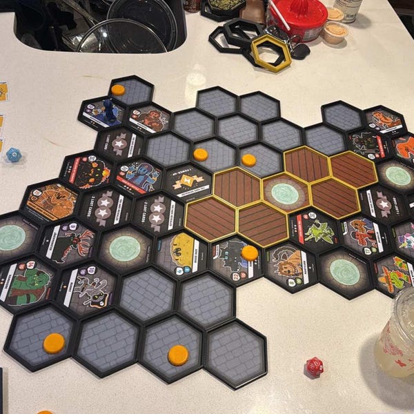 Magnetic Sea Port Hex Tiles for Settlers of Catan | Magnetized, Snappy ...