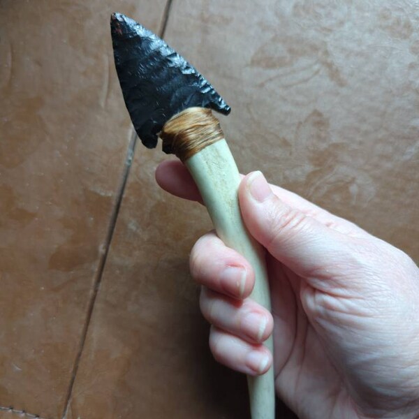 Arrowhead Point Dalton Serrated - Stone Arrowhead - Flintknapped ...