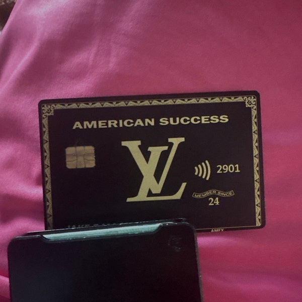 Heavy ATM Card W/magnetic Strip EMV Chip Rainbow Shiny Metal Credit ...