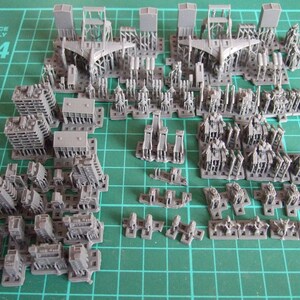 Gundam 1/1700 City Buildings and Terrain Compatible With Bandai EX ...