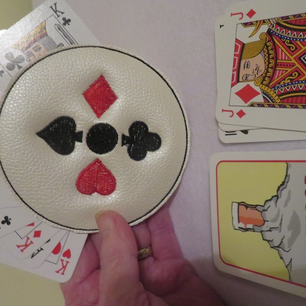 Card Suits Embroidery Design. Card Suits Silhouette Card Suits Mini ...