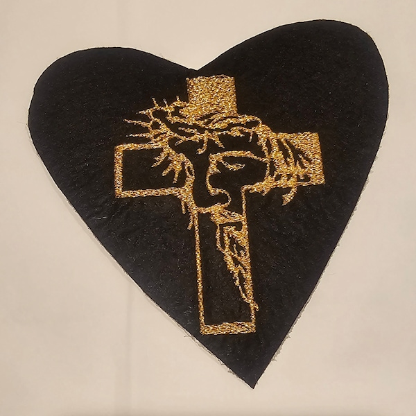 Jesus Cross Machine Embroidery Design, Eight Sizes Included, Instant ...