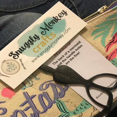 Mermaid Embroidery Scissors Mermaid Tail Small Scissors, Modern ...