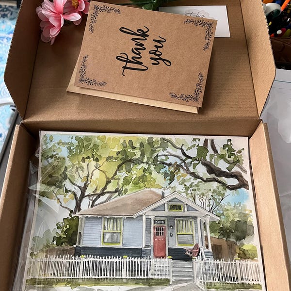 Bird House Girl / Art by Sharyl / Surreal Watercolors / Inspirational ...