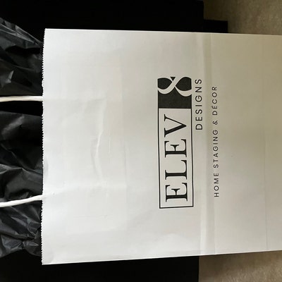 Custom Logo Boutique Paper Bags, Kraft Paper Bag, Shopping Bags With ...