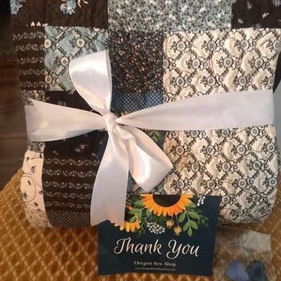 Handmade Batik Quilt, 56x76, Quilt for Sale, Quilt Throw, Beach House ...