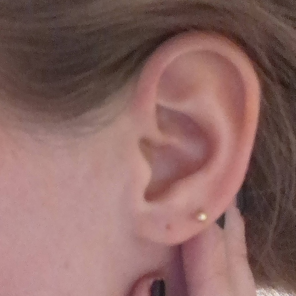 14K Solid Gold Sparkle Dainty Star Stud Earrings, - Etsy