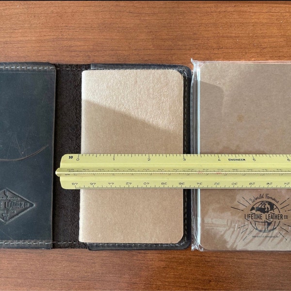 Pocket Book - Leather Journal - Authentic Full Grain Leather ...
