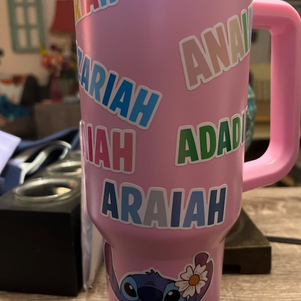 Personalized Retro Name Decal Personalized Vinyl Sticker NAME STICKER ...