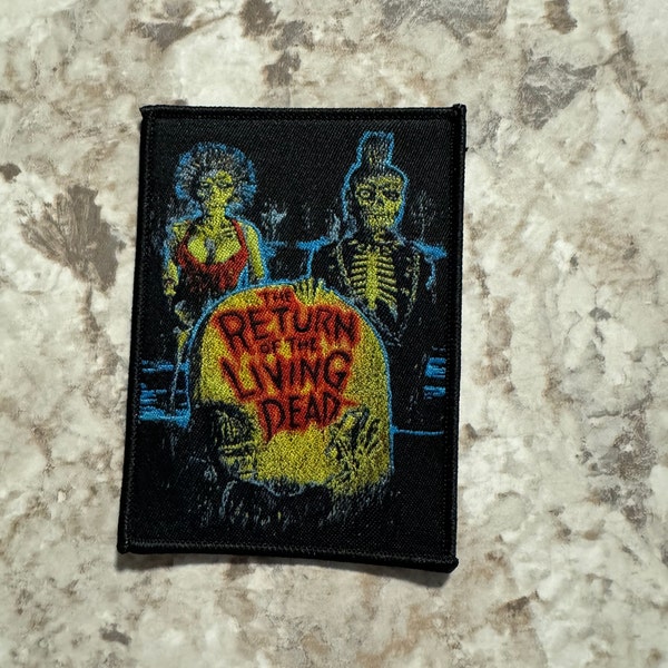 Return of the Living Dead WOVEN PATCH - HORROR Movie - Zombies, Tarman ...