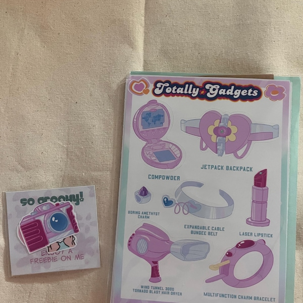 Totally Spies! Gadget Stickers - Etsy