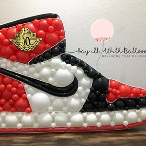 Sneaker From Balloons Shoe Mosaic From Balloons Decor Ideas - Etsy