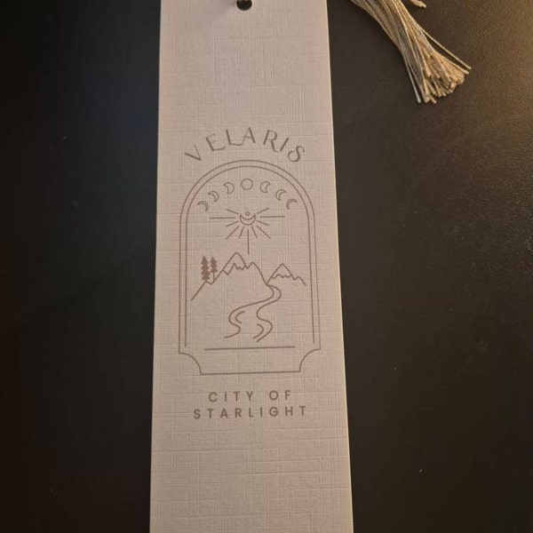 Velaris Bookmark | Night Court Bookmark | Fantasy Bookmark | Rhysand ...