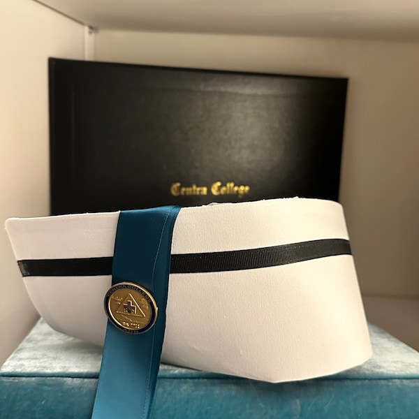 NURSE HAT Vintage Traditional Nurse's Cap Sister's Scrub Black Band ...