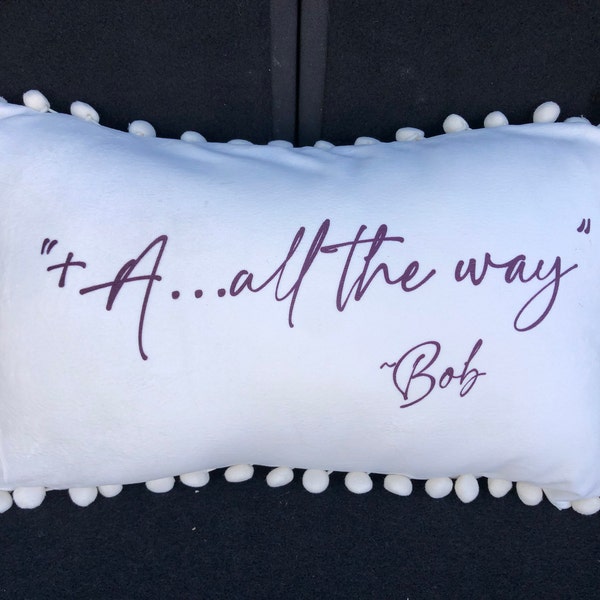 Personalized Pillow, Customize Pillow Words and Letters, Address Pillow ...