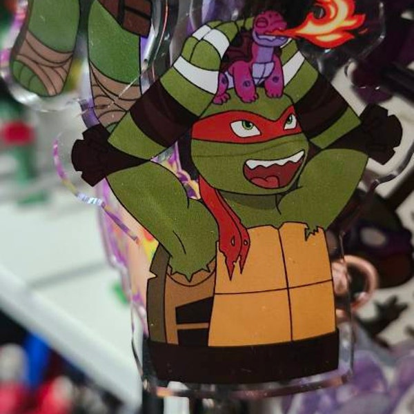 8”x 5” TMNT 2012 & Rise Mikey Art Print - Etsy