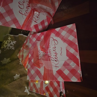 Printable Recipe Binder Dedication Page 8.5 X 11. Non Editable Pdf ...