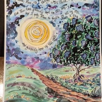 Beatitudes Tree Scripture Art, Personalized Gift; Matthew 5 3-10 ...