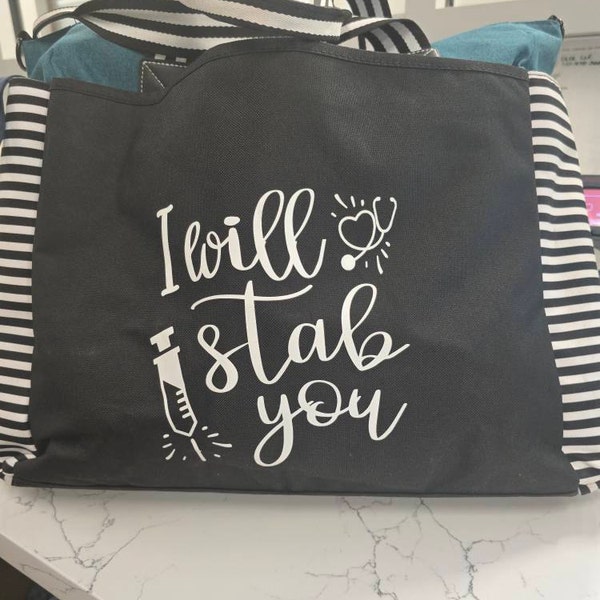 Brooke and Jess Designs - Baseball Mom Tessa Black Tote Bag, 24 Oz ...