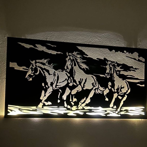 Horse Panels Dxf, Laser Cutting Files, Horse CNC Cut File, Panels for ...