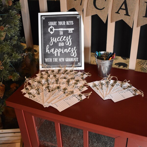 Graduation Advice and Wishes - Instant Download Printable - Keys to ...