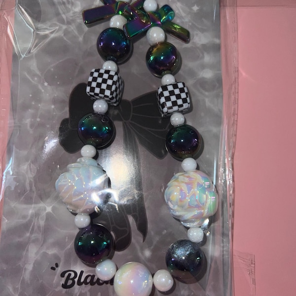 Purple Beaded Pearl Phone Strap,friendship Gift Keychain,phone Chain ...