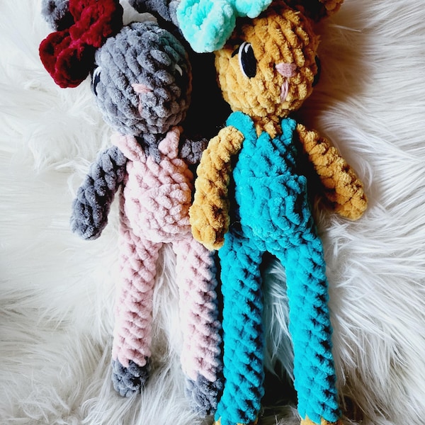 Plush Beth Bunny Mermaid Tail Mod CROCHET PATTERN fable Collection - Etsy