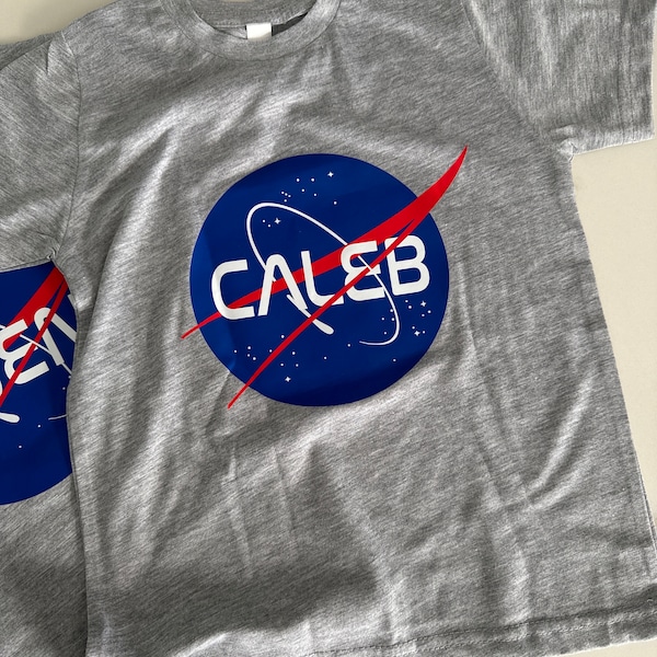 Custom NASA Name Shirt, Nasa Mom Shirt, Personalized Nasa Shirt, Space ...