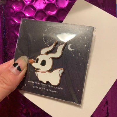 Zero the Ghost Dog Pin - Etsy