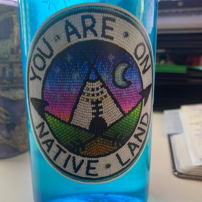 You Are on Native Land Sticker - Etsy