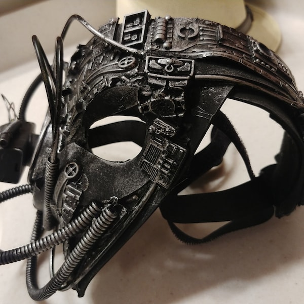 Borg Star Trek Cosplay Cyberpunk Mask Large, - Etsy