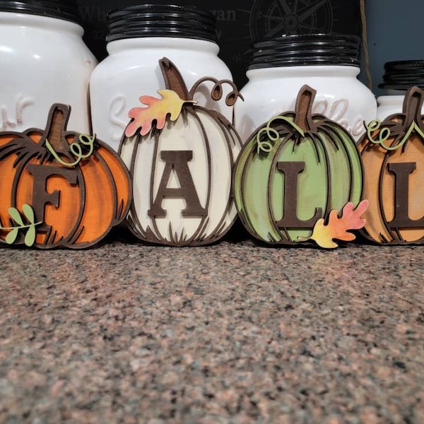Pumpkin Alphabet A-Z SVG File Gather SVG Sign- Fall Pumpkin SVG ...