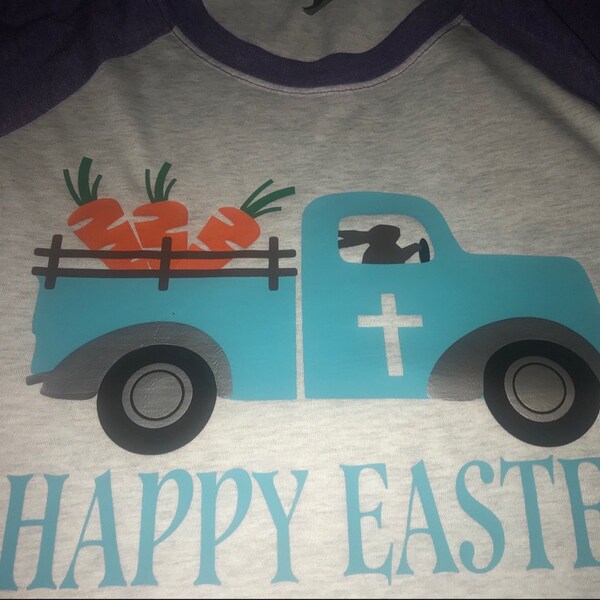 Easter Carrot Truck SVG Bunny Silhouette or Other Craft Cutters (.svg ...