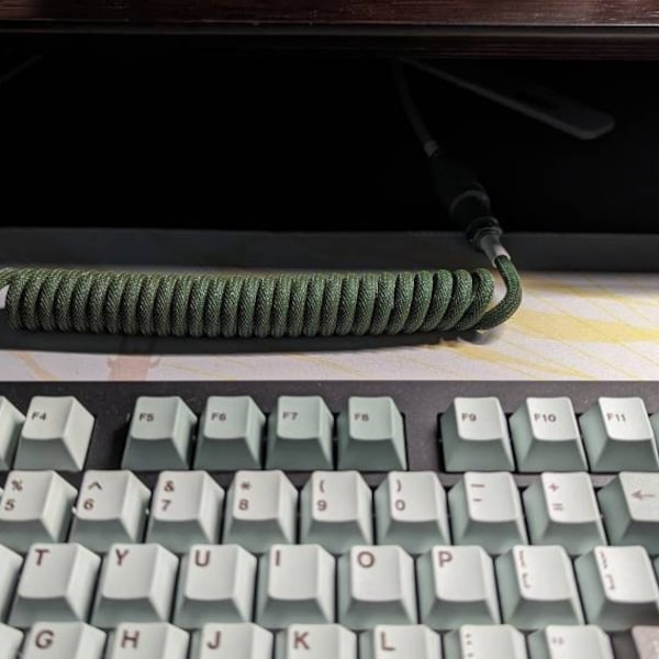 Design Your Own Coiled Keyboard Cable - Etsy