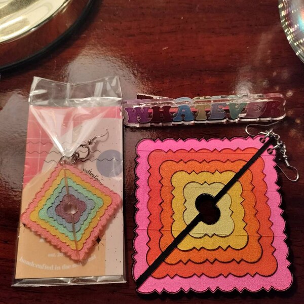 Question Mark Exclamation Point Hot Pink or Dark Translucent Red ...